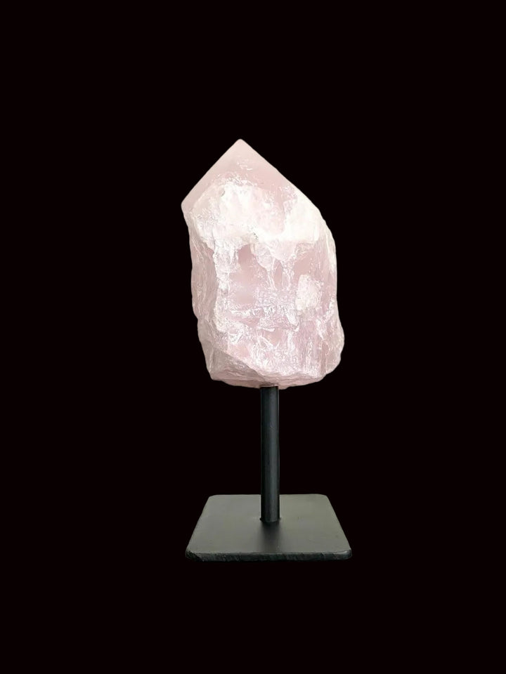 Rose Quartz on Stand - FossilsAndMore